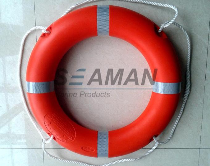 2.5kgs HDPE SOLAS Life Saving Ring CCS/MED for Marine Lifesaving Ring with rope