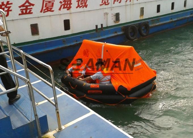 10 Person Inflatable Life Raft Rubber Solas A Pack For Marine Life Saving