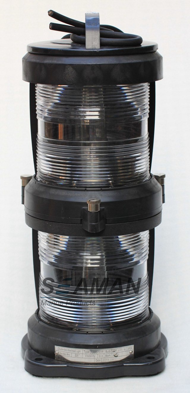 Double Deck Plastic Marine Navigation Lights CXH Series Port Light