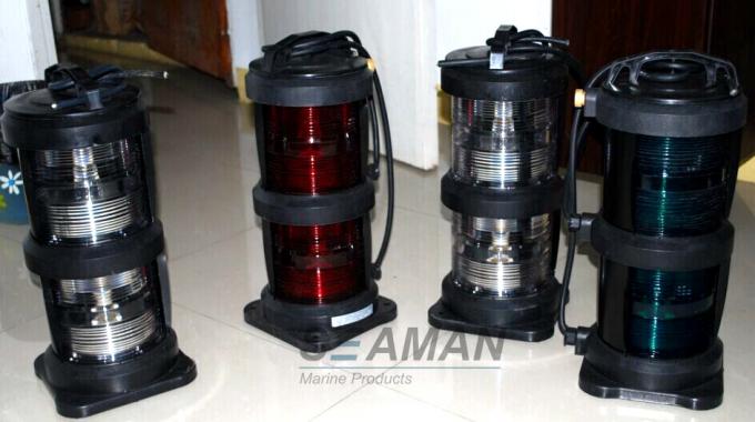 Double Deck Plastic Marine Navigation Lights CXH Series Port Light