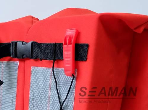 Orange ABS Plastic Life Jacket Whistle For Rescue Survival ISO Approval