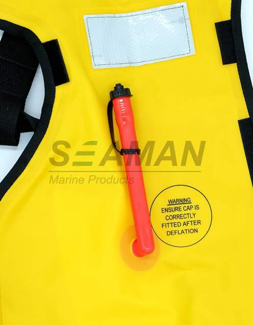 Boating Life Jacket Accessories / TPU Oral Inflation Tube With Cap ...