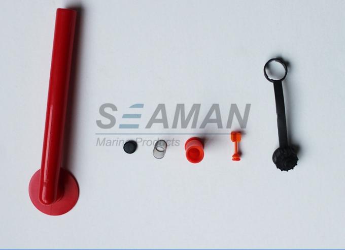 Boating Life Jacket Accessories / TPU Oral Inflation Tube With Cap ...