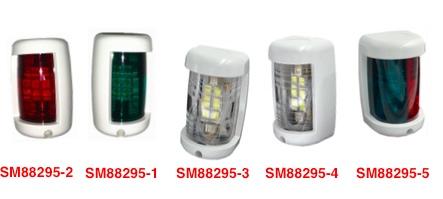 Yacht Mini LED Boat Navigation Lights Small Boat Signal Light Warm White