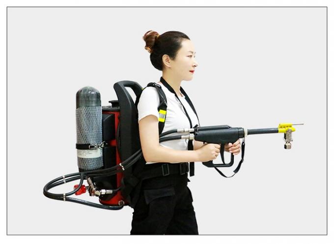 12L Water Mist Backpack Fire Extinguisher Gun With 30Mpa Work Air Pressure