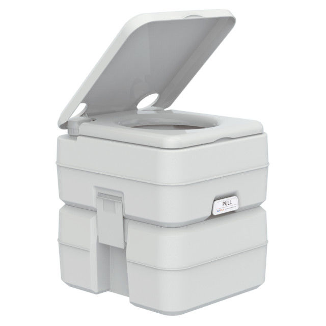 20 L White Color Portable Boat Toilet Rv Camping , Marine Toilet Systems