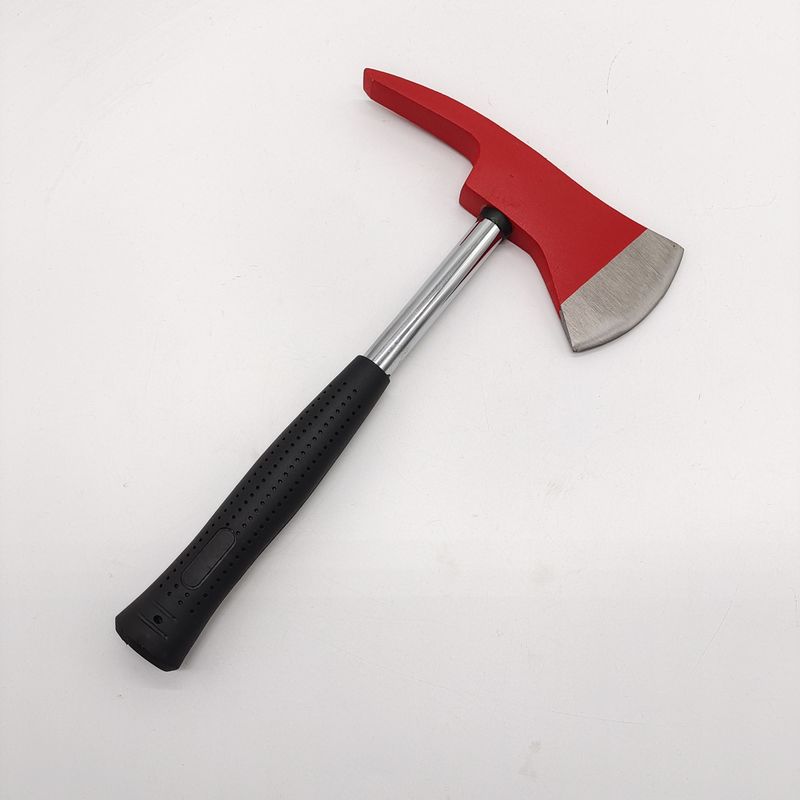 Steel Short Fireman Axe With Plastic Handle Fire Rescue Axe