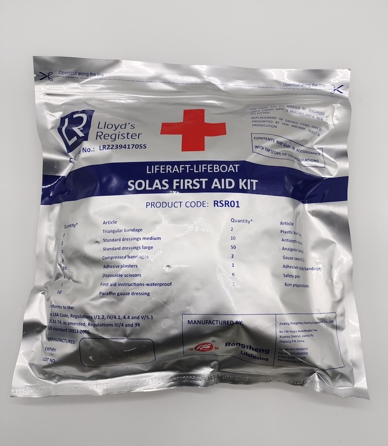 Lloyd's Register Approval First Aid Kit SOLAS For Survival Crafts and ...
