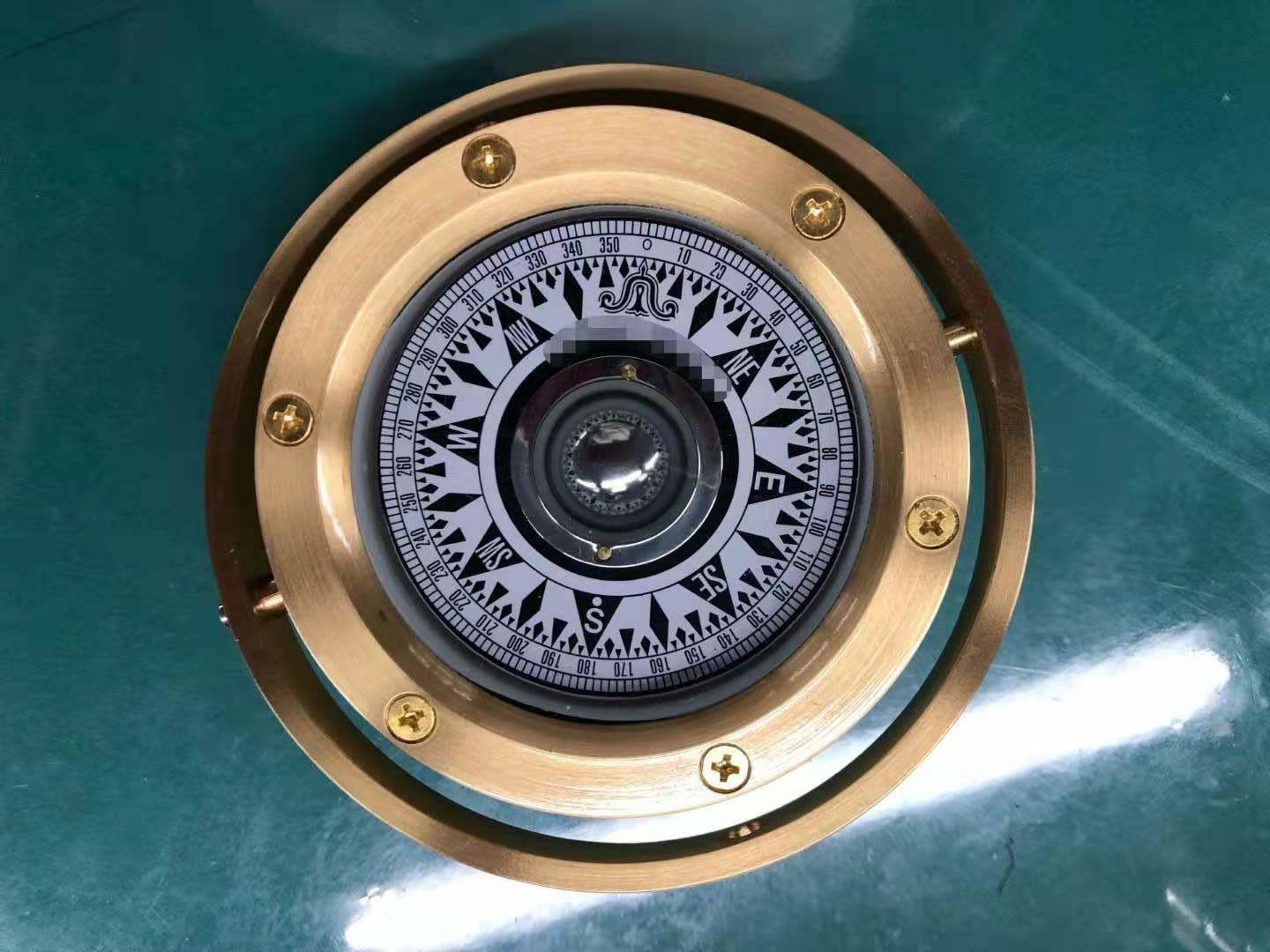 Fishing Boat Brass Compass Size 4", 5", 6" Bronze Nautical Magnetic ...